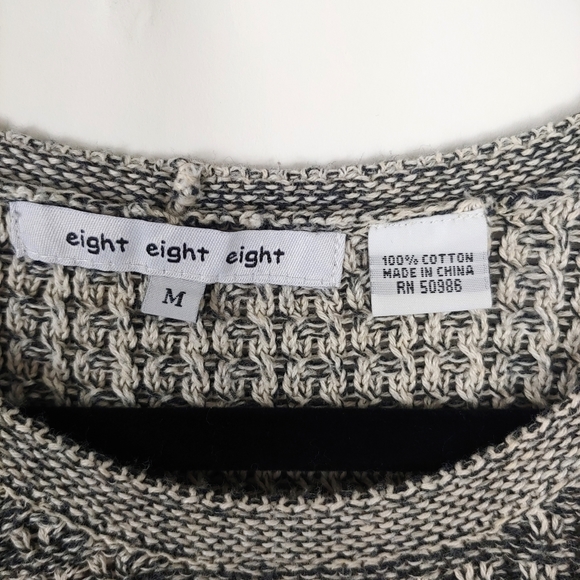 eight eight eight | Sweaters | Eight Eight Eight Womens Oversized Knit ...